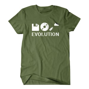 Evolution T-shirt, Evolution of Data Storage, Funny T Shirt, Gifts for ...