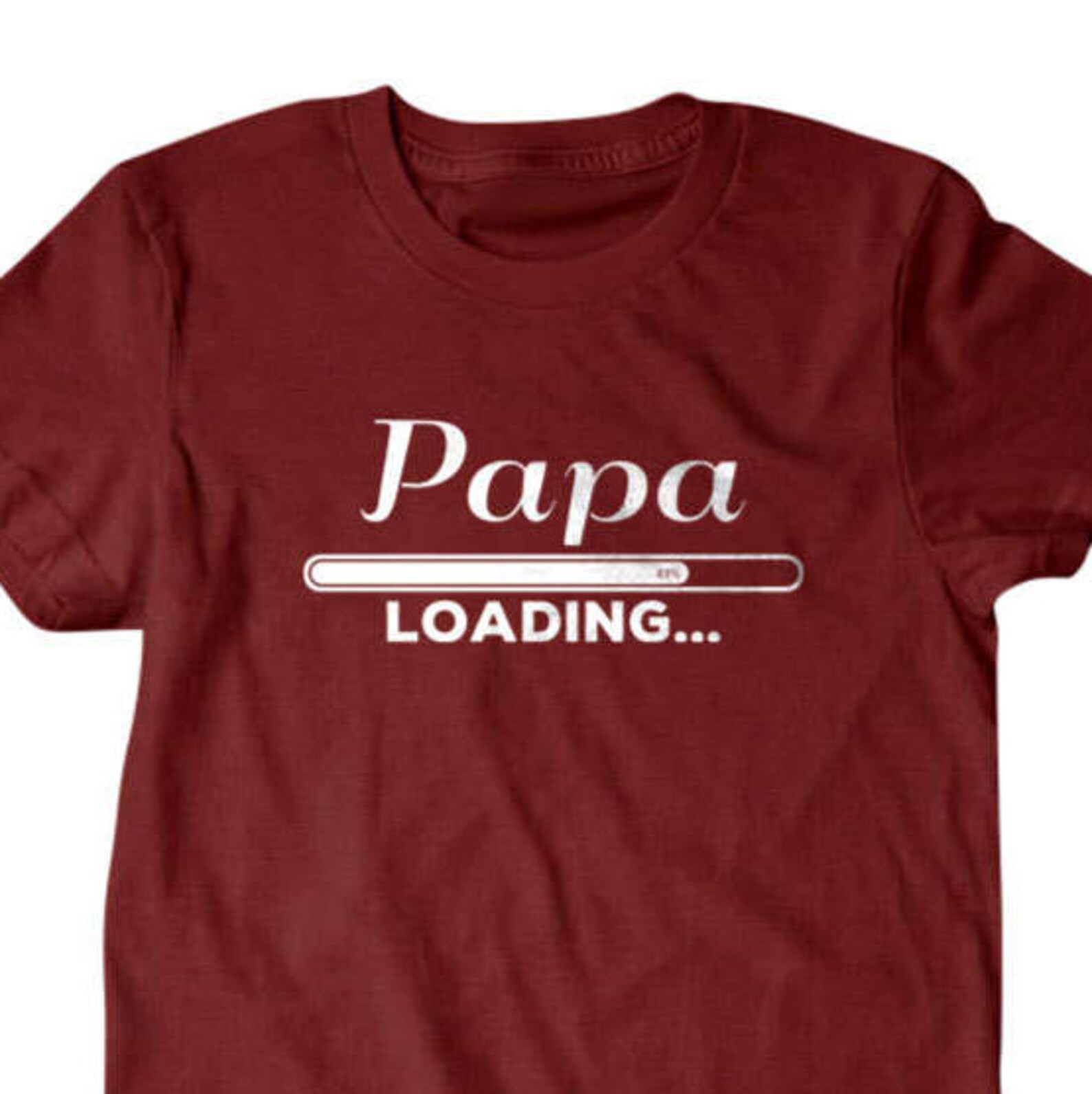 Papa T-shirt Papa Loading Shirt New Dad Shirt Funny T | Etsy