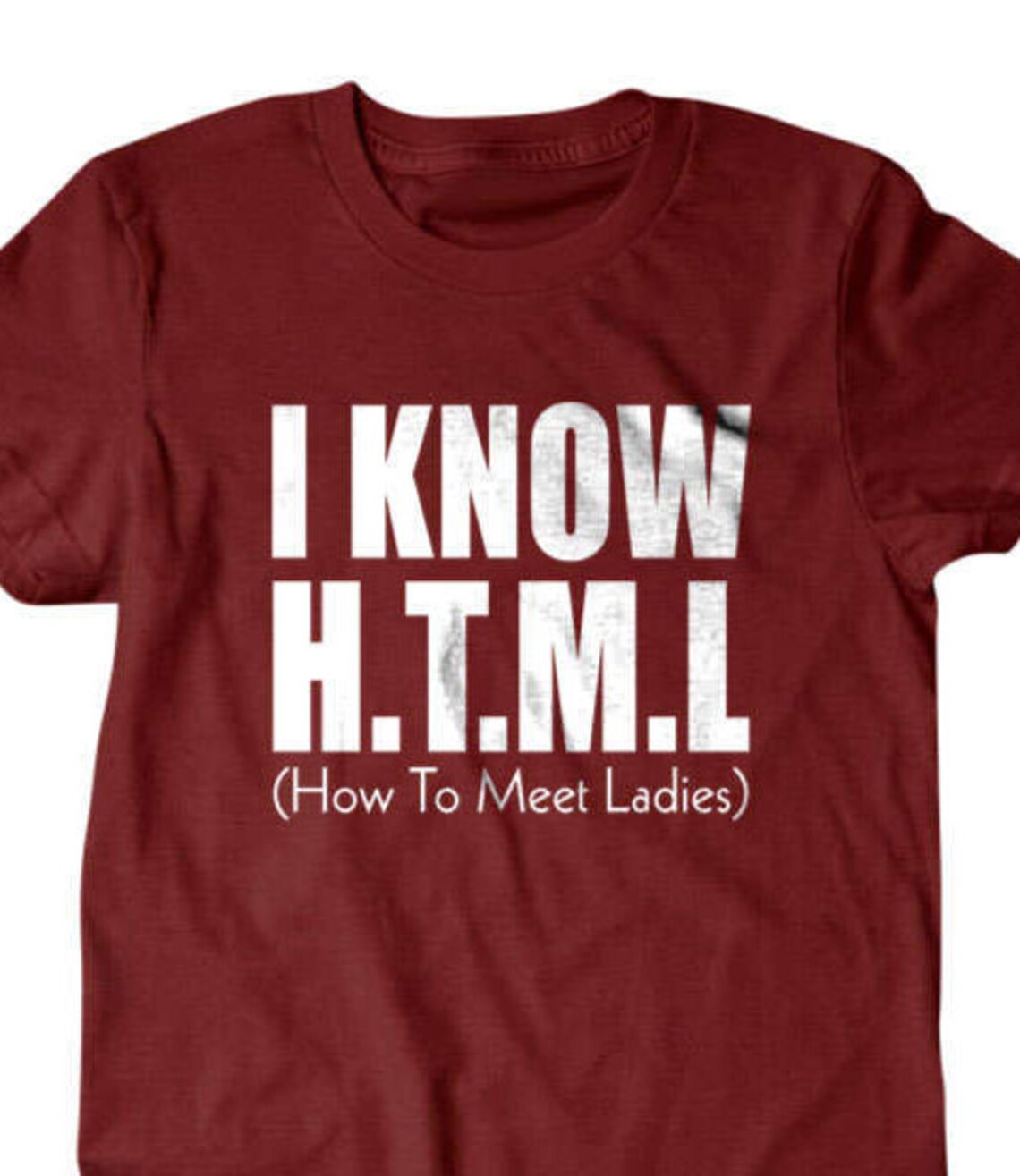 HTML T-shirt I Know HTML How to Meet Ladies Geek T Shirt T - Etsy