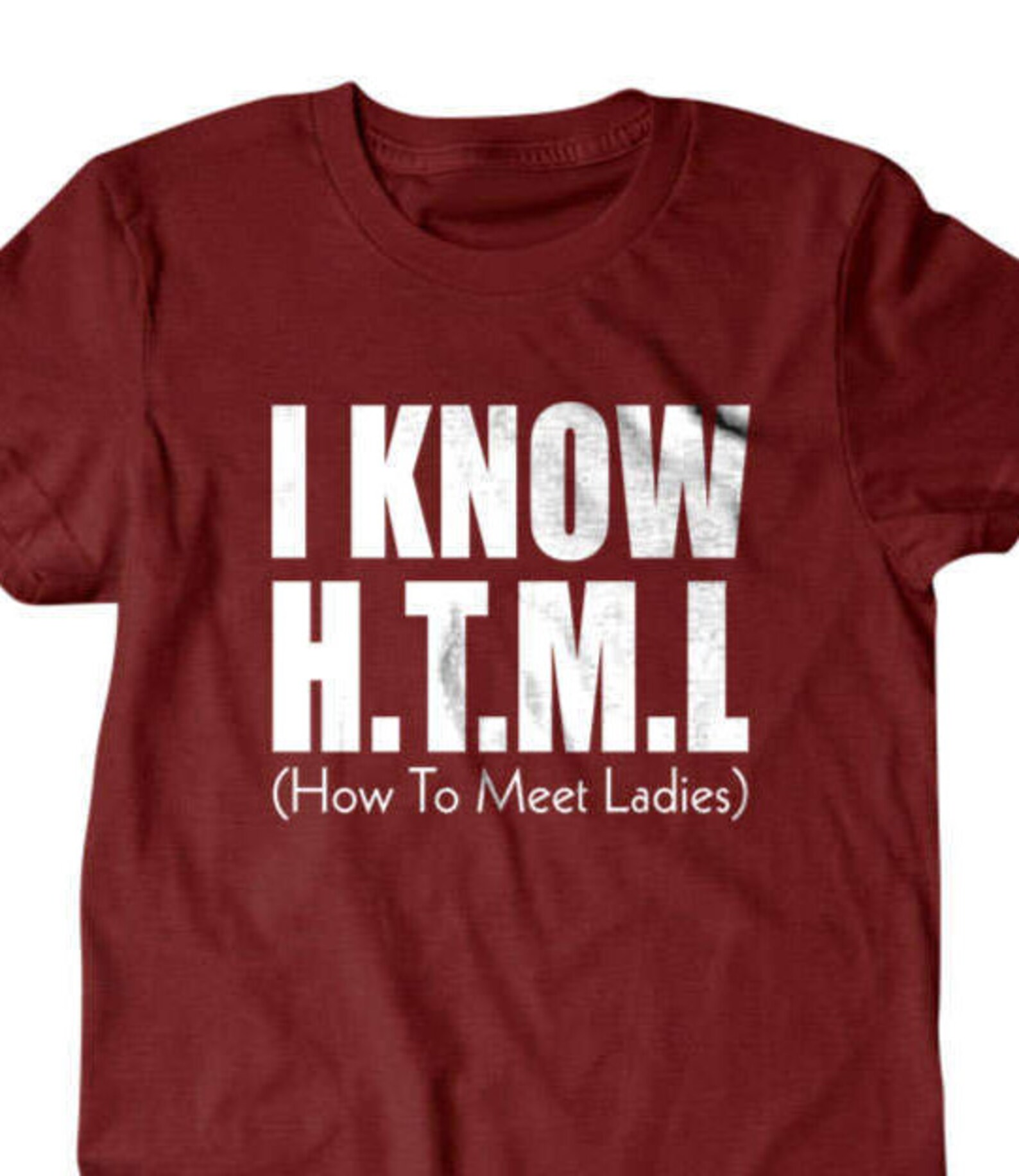 HTML T-shirt I Know HTML How to Meet Ladies Geek T Shirt T - Etsy
