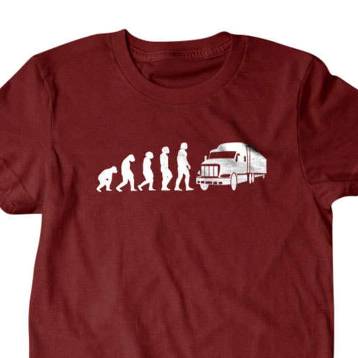 Evolution T-shirt, Gift for Trucker, Truck Evolution, Funny T Shirt ...