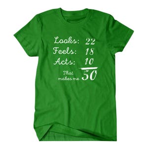 50th Birthday, Turning 50 Shirt, Birthday Gift, Funny Birthday Shirt ...