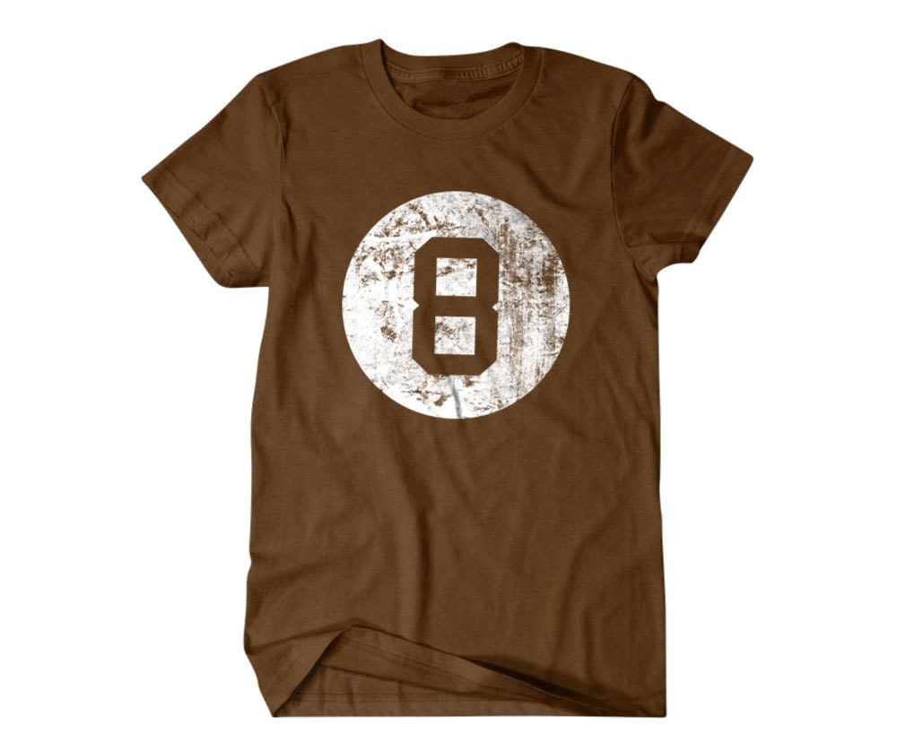 8 ball T-shirt pool shirt billiards gift for pool player | Etsy