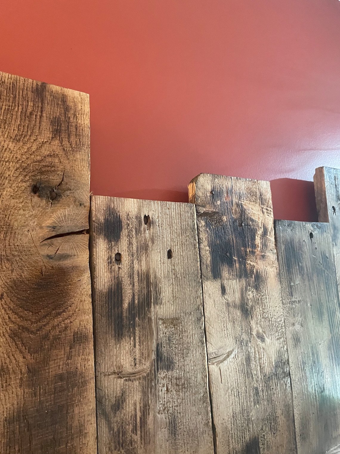 Wide Rustic Pallet Shelf | Pallet Shelf | Bathroom Shelf | Rustic Wood ...