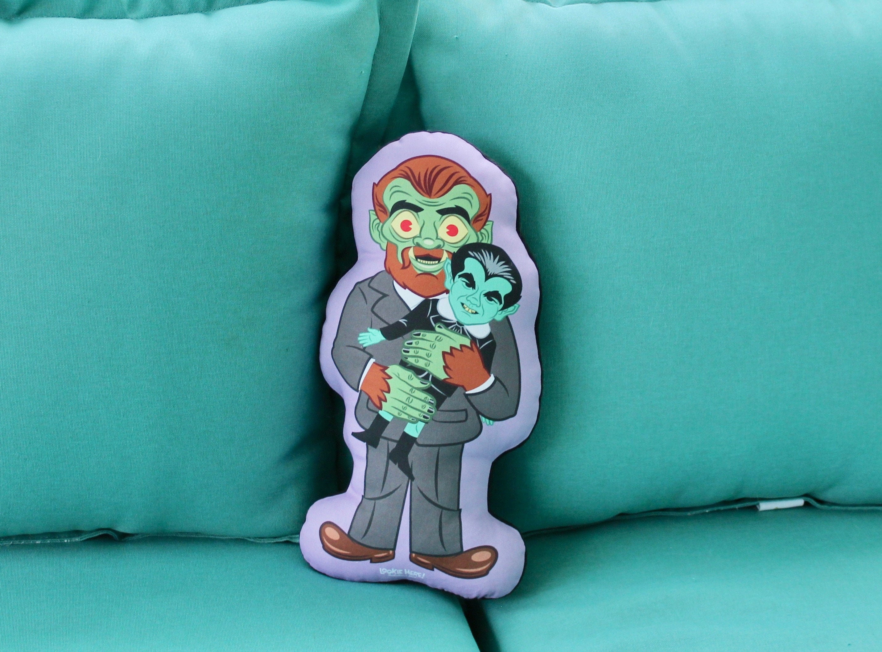 Woof-woof and Eddie Plush Pillow Doll Monster Art - Etsy