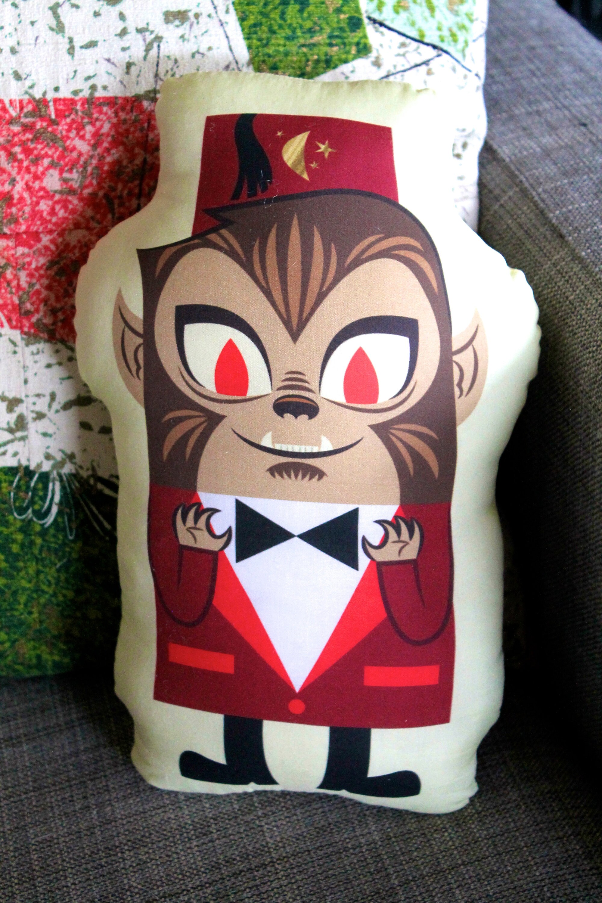Wolf Boy Werewolf Monster Handmade Plush Pillow Doll! Monster Art! - Etsy