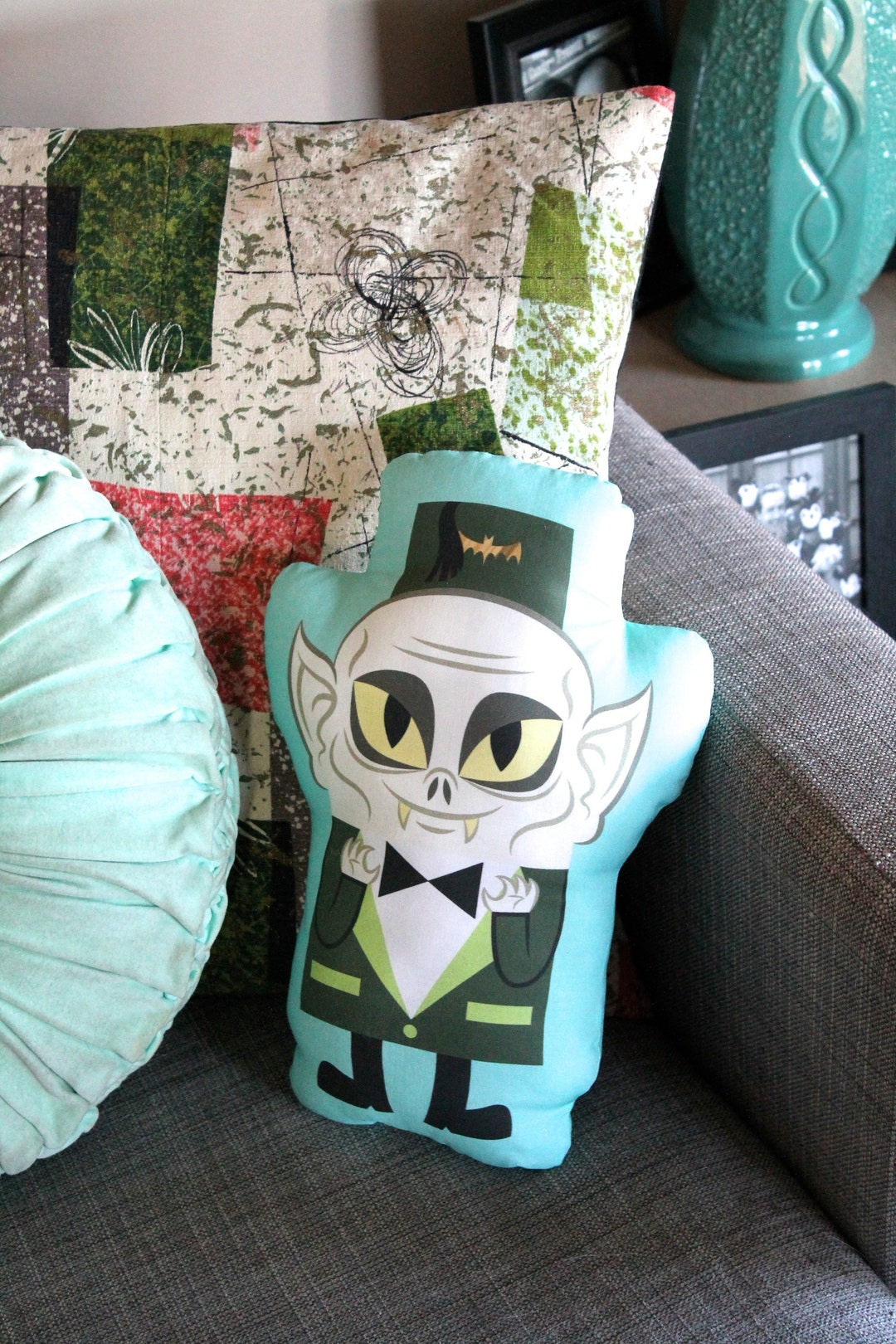 Nosferatu Boy Vampire Handmade Plush Pillow Doll Monster Art | Horror ...