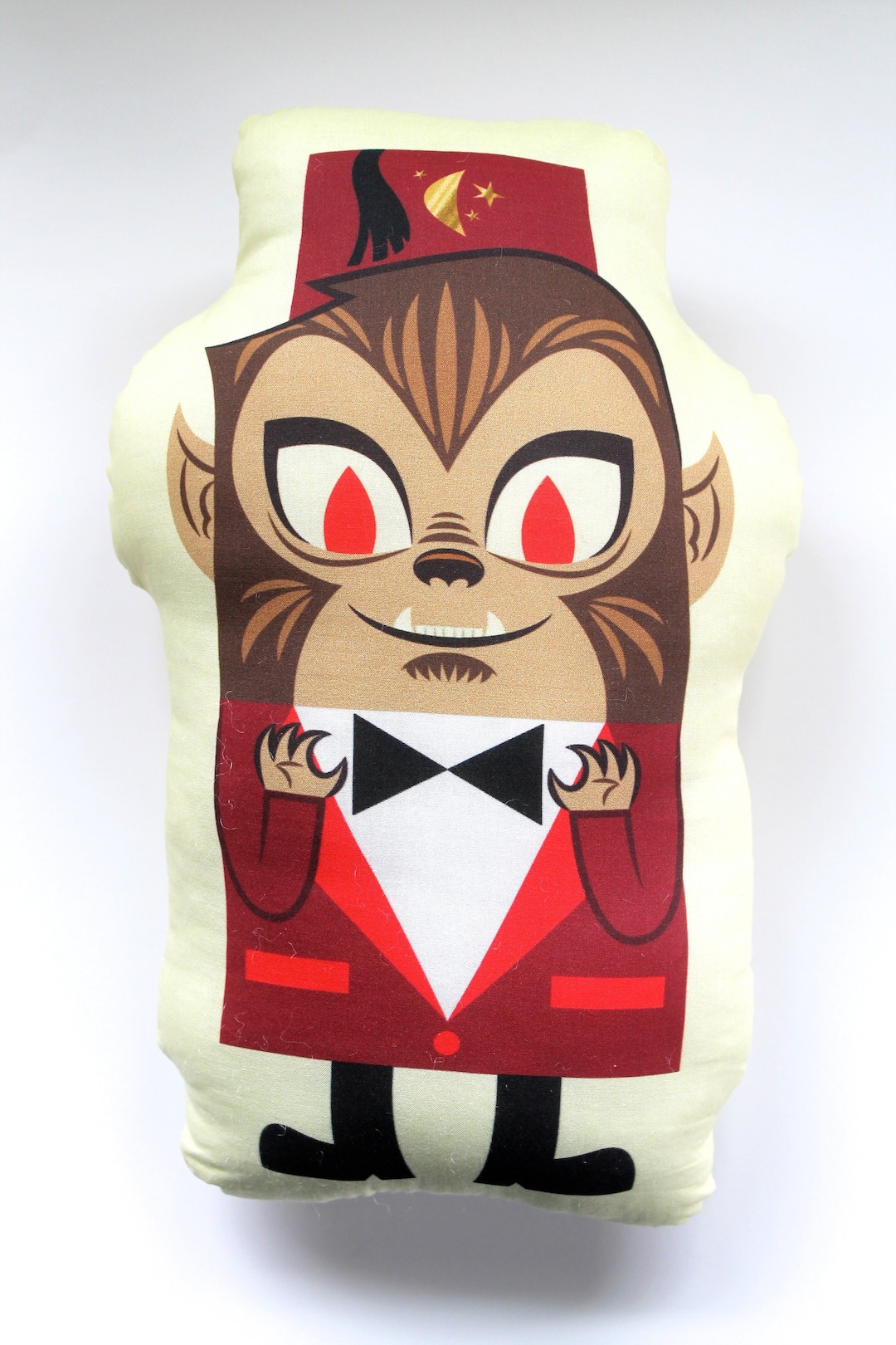 Wolf Boy Werewolf Monster Handmade Plush Pillow Doll! Monster Art! - Etsy