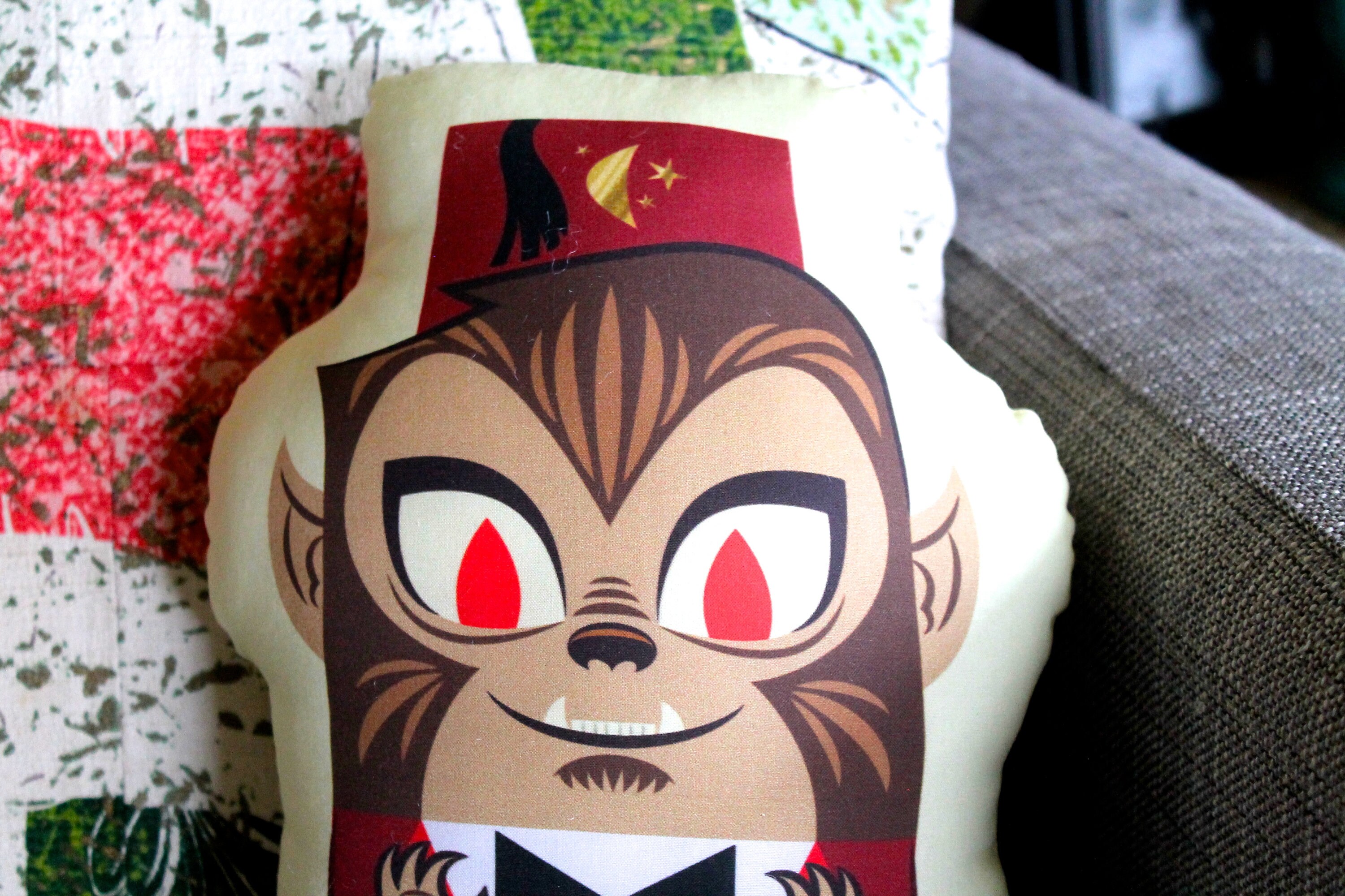 Wolf Boy Werewolf Monster Handmade Plush Pillow Doll Monster - Etsy