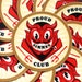 Proud Sinner Club Old Timey Devil Face Vinyl Sticker! Retro Horror Art ...