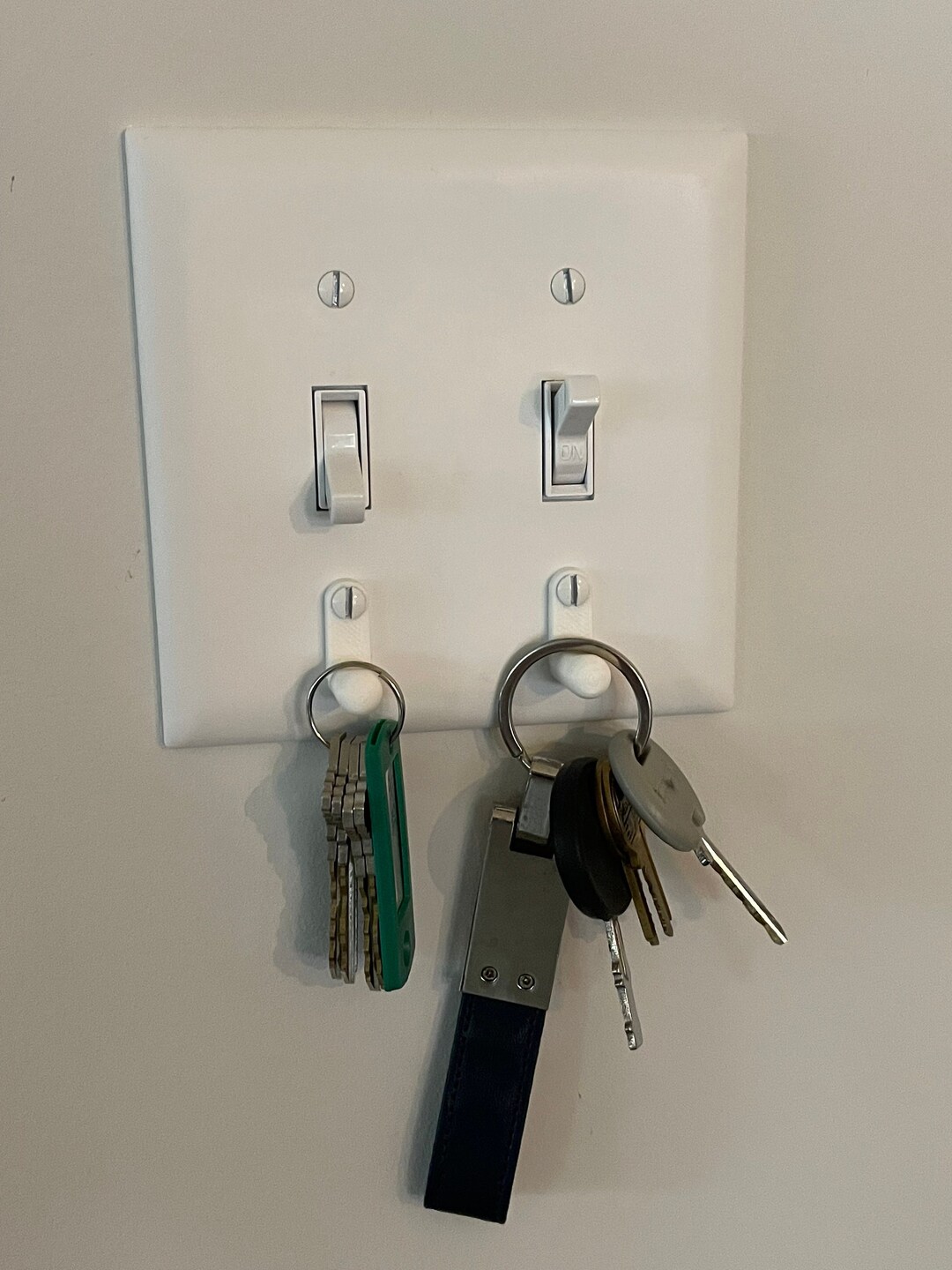 Light Switch Key Holder Hooks 2 Pack - Etsy