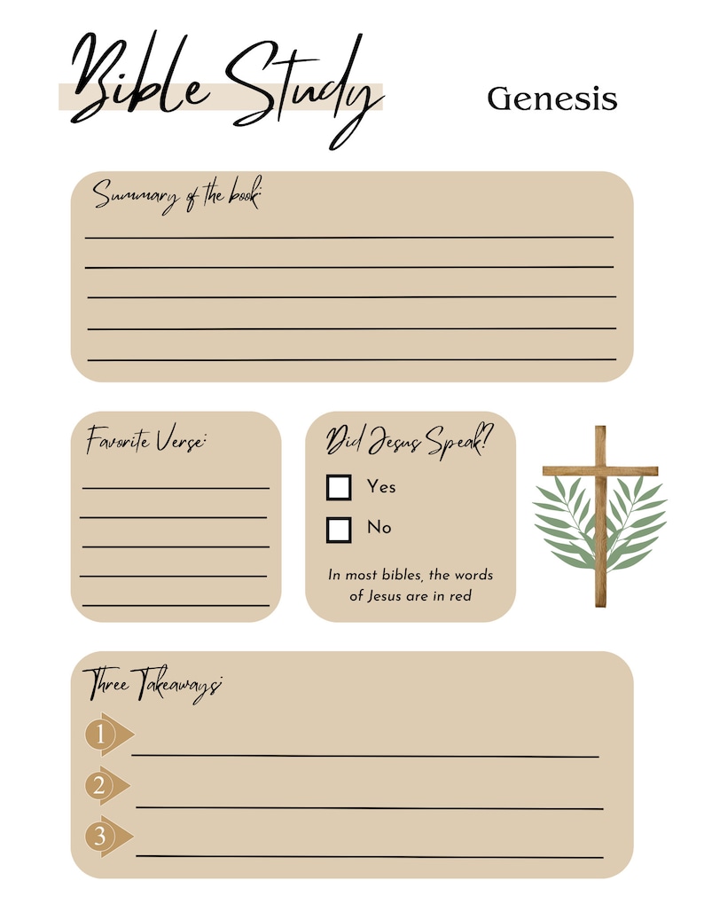 Printable Bible Study Pages Sheets - All 66 Books of the Bible - Etsy