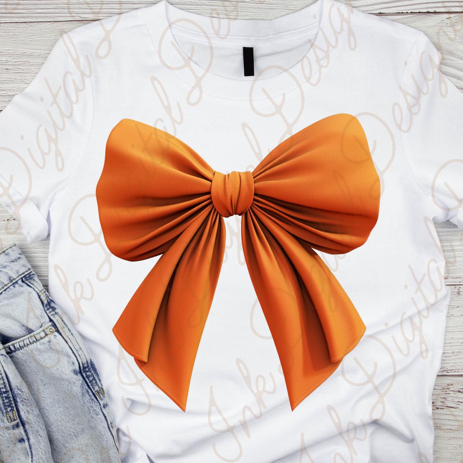 Orange Coquette Bow | Burnt Orange Coquette Bow PNG | Fall Inspired ...