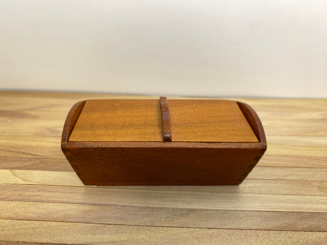 Dollhouse Miniature Dough Box ~ Artisan ~ Don Cnossen ~ Kitchen ...