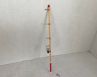 Miniature 6" Fishing Pole Rod 1:12 Scale Dollhouse - Etsy