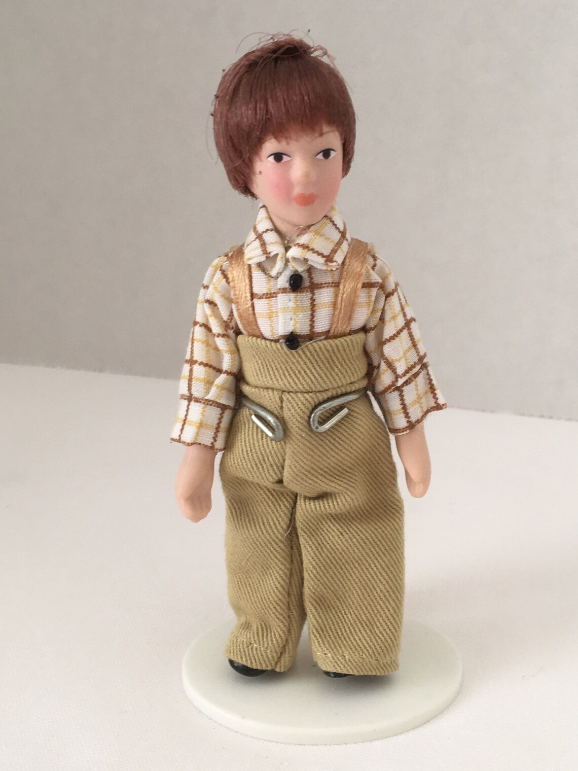 Dollhouse Miniature Doll Child Young Boy 1:12th Scale | Etsy