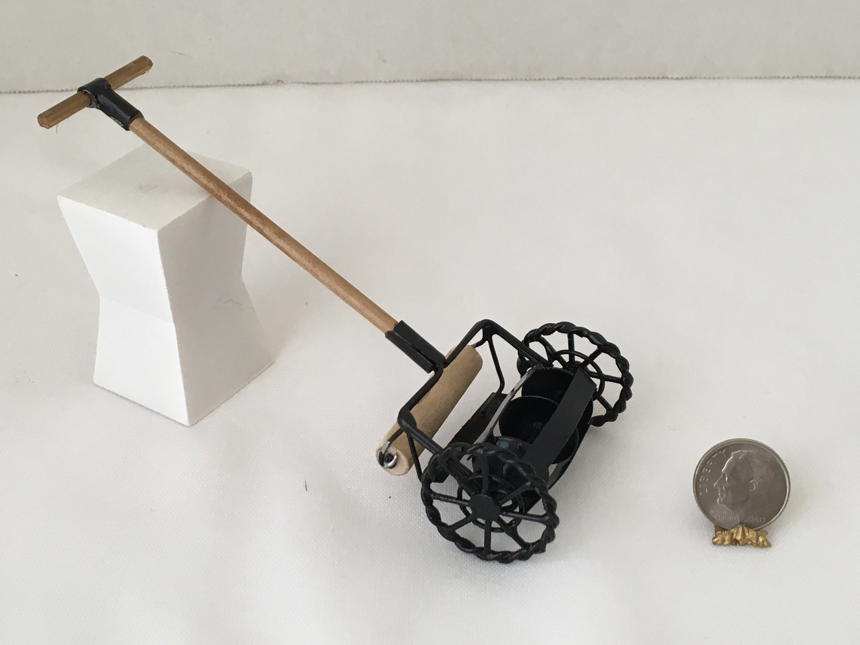 Dollhouse Miniature Lawnmower Push Mower Garage Shed | Etsy