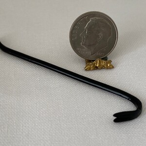 Dollhouse Miniature Crowbar ~ Lever ~ Tool ~ Workbench ~ Workshop ...