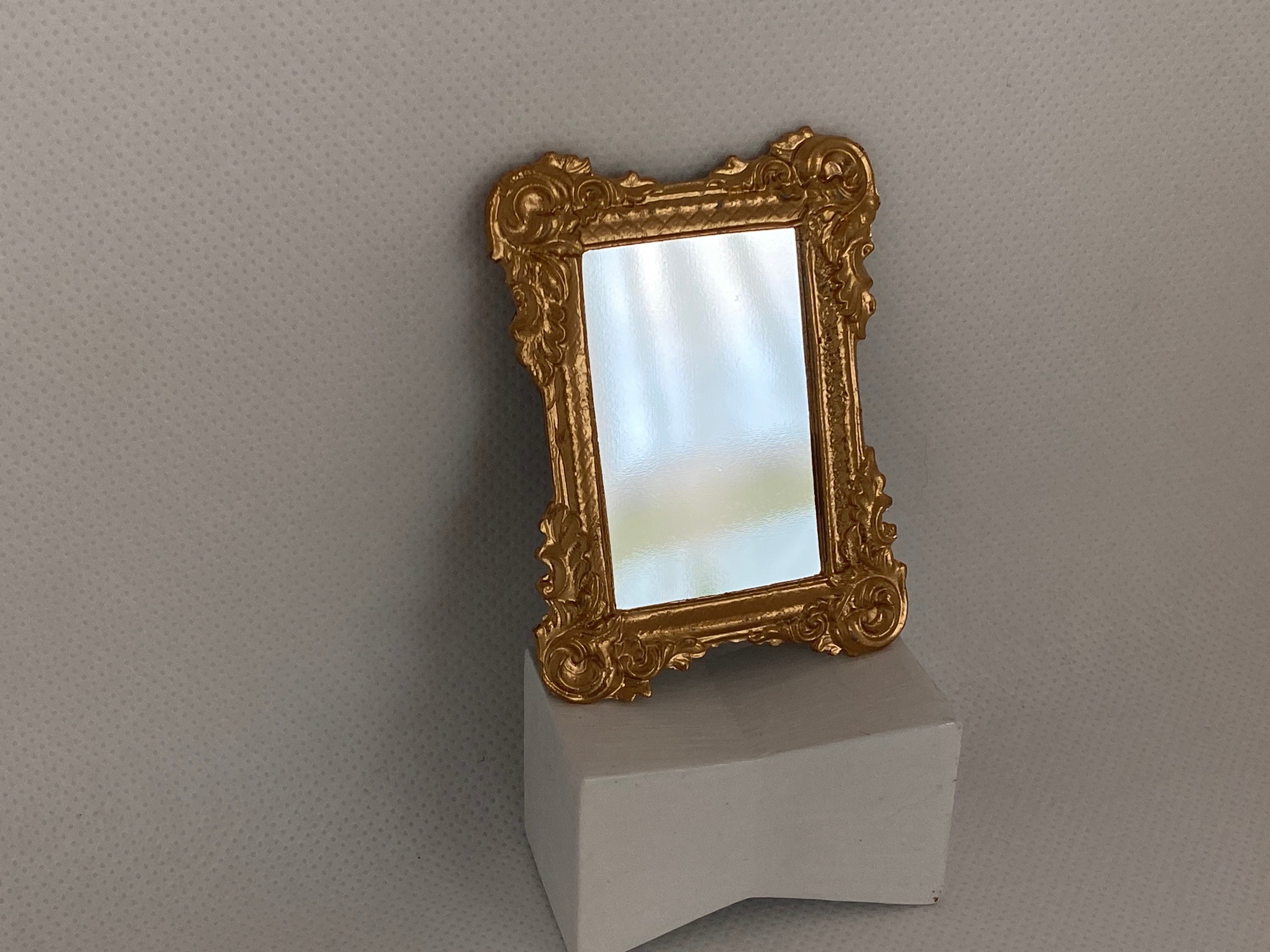 Dollhouse Miniature Mirror Wall Mirror 1:12th Scale - Etsy