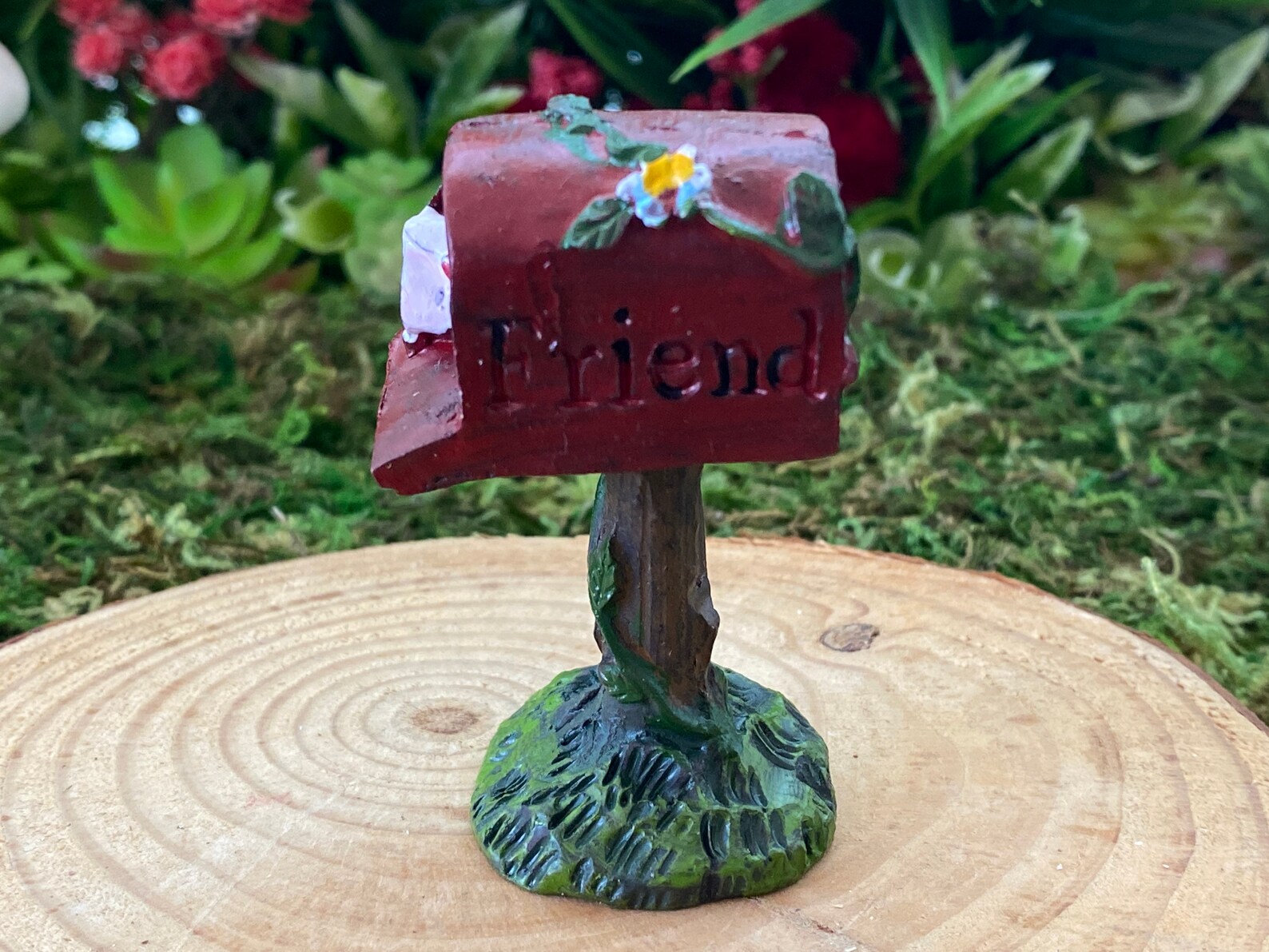 Miniature Mailbox Fairy Garden Fairy House Resin | Etsy
