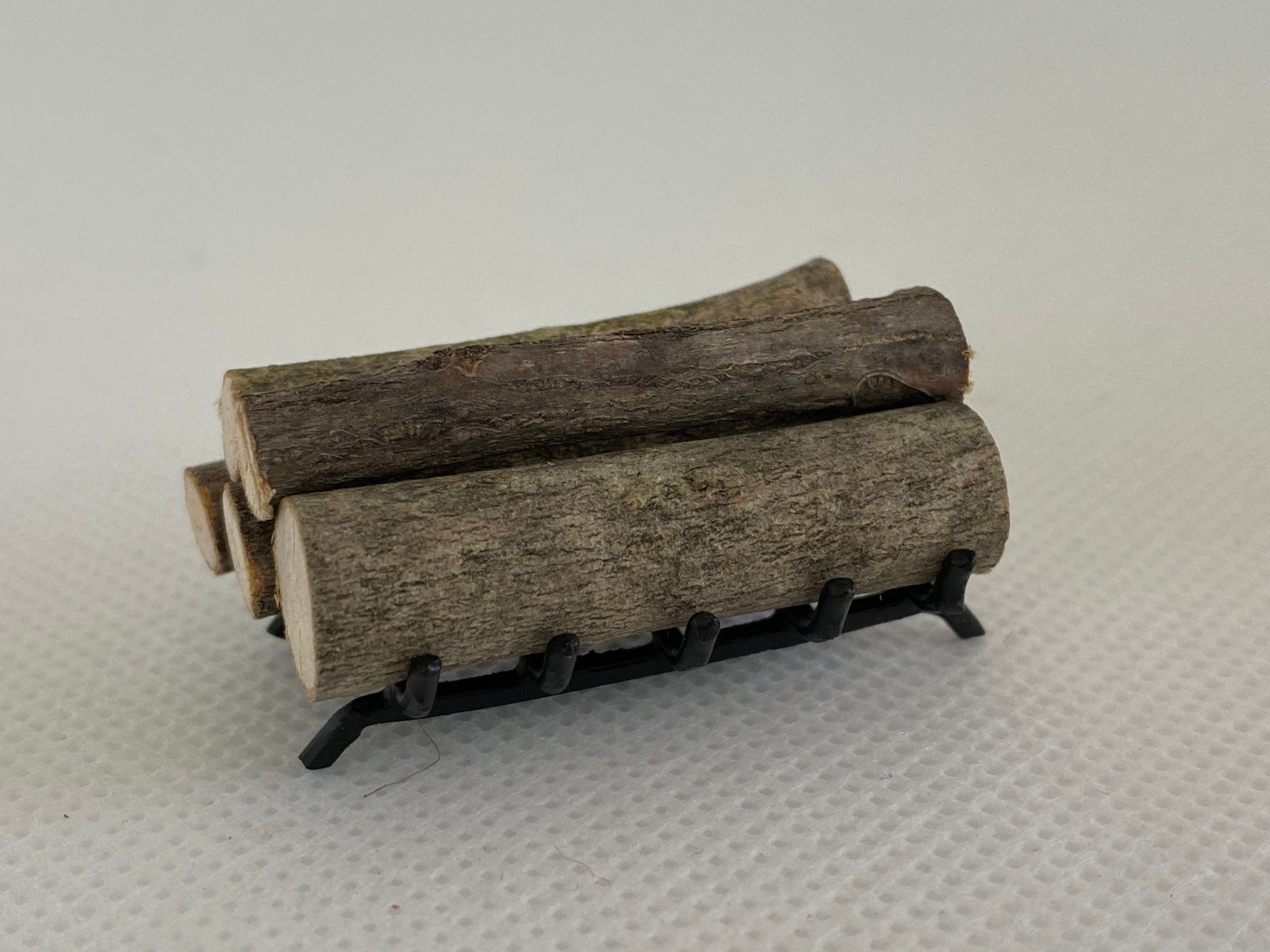 Dollhouse Miniature Log Holder Log Stand Log Grate | Etsy