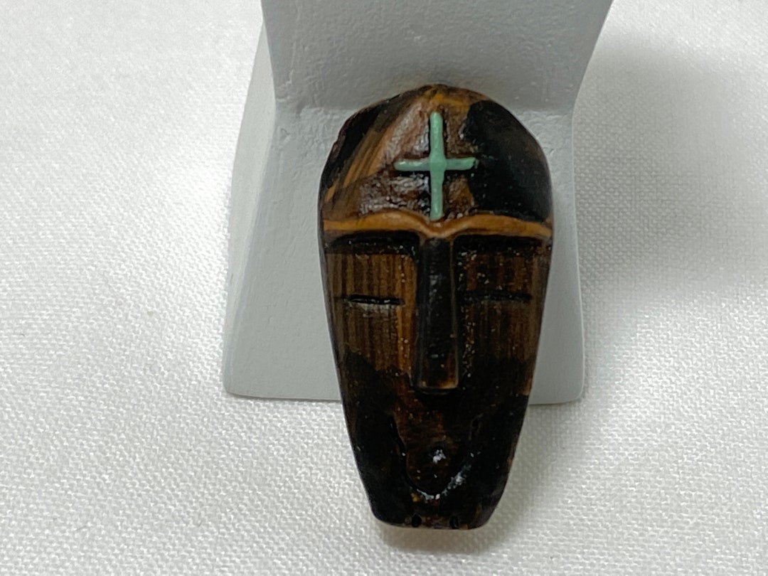 Dollhouse Miniature African Mask Masque Tribal Wall - Etsy