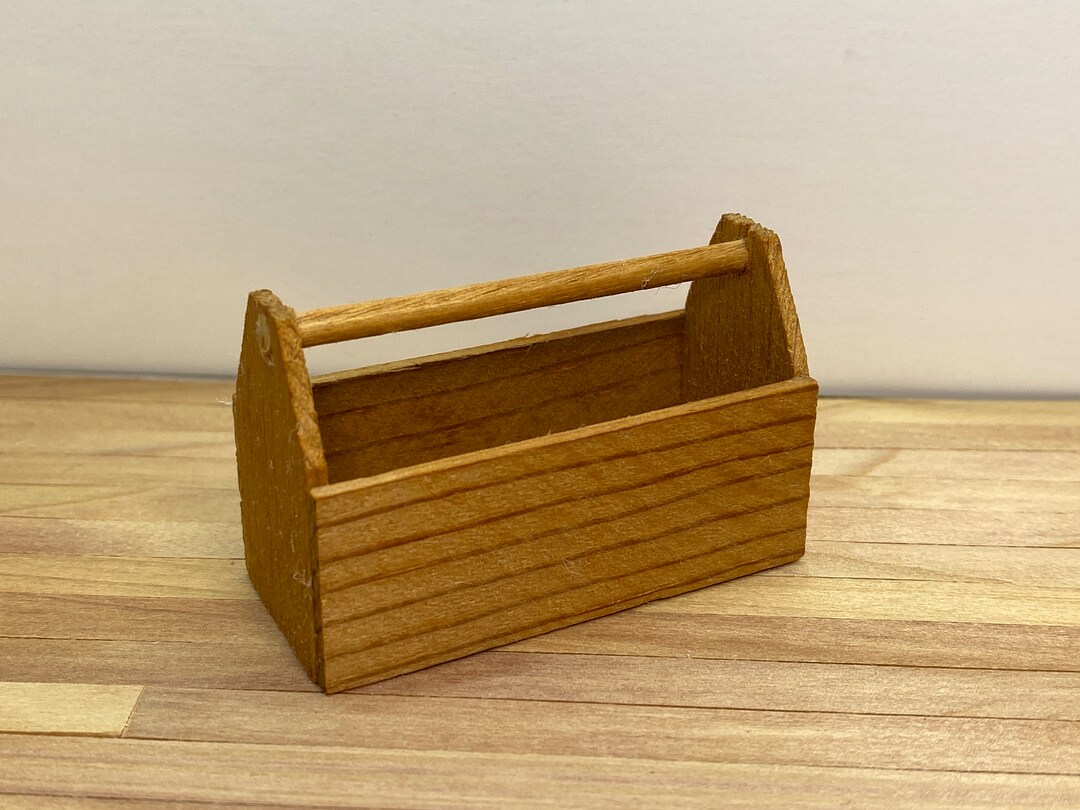 Dollhouse Miniature Tool Box ~ Tool Tote ~ Carpenter ~ Garage ~ Shed ...