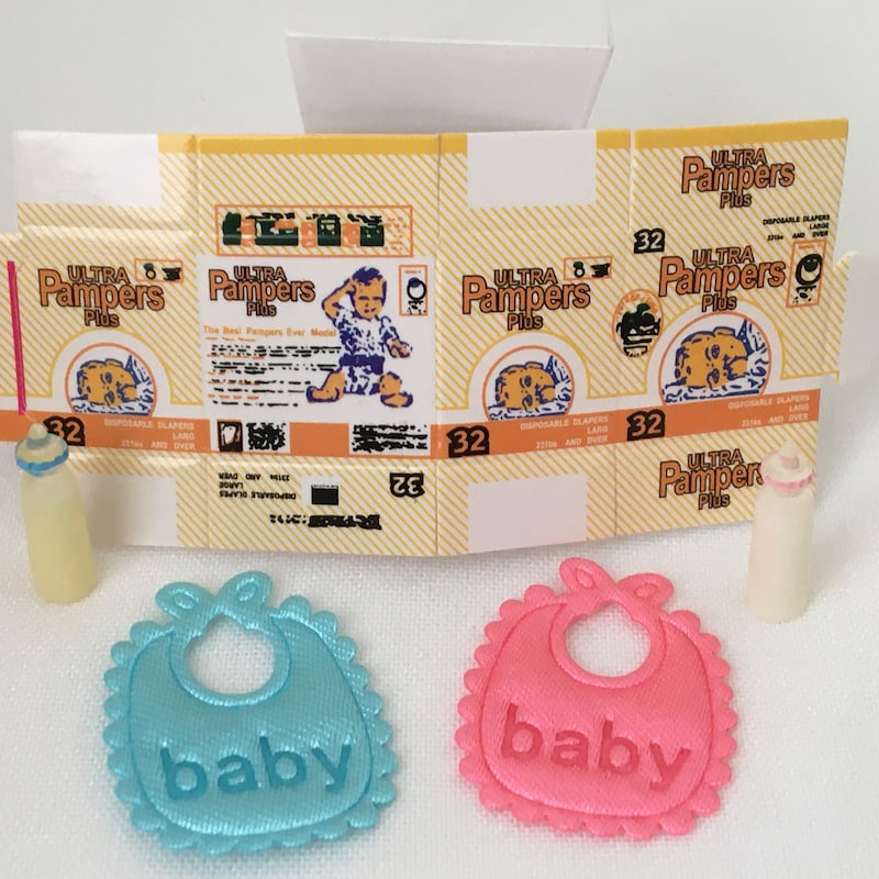 Dollhouse Diaper Box - Etsy