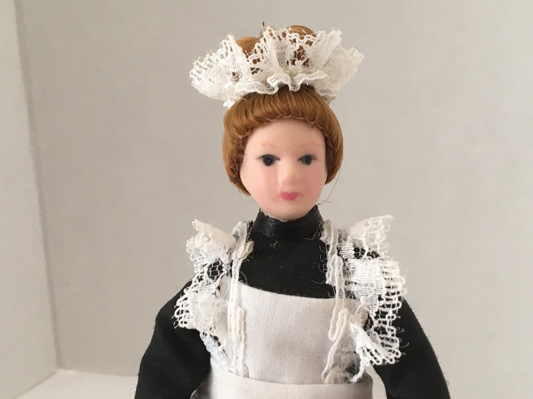 Dollhouse Miniature Doll ~ Servant ~ Housekeeper ~ Maid ~ Victorian ...