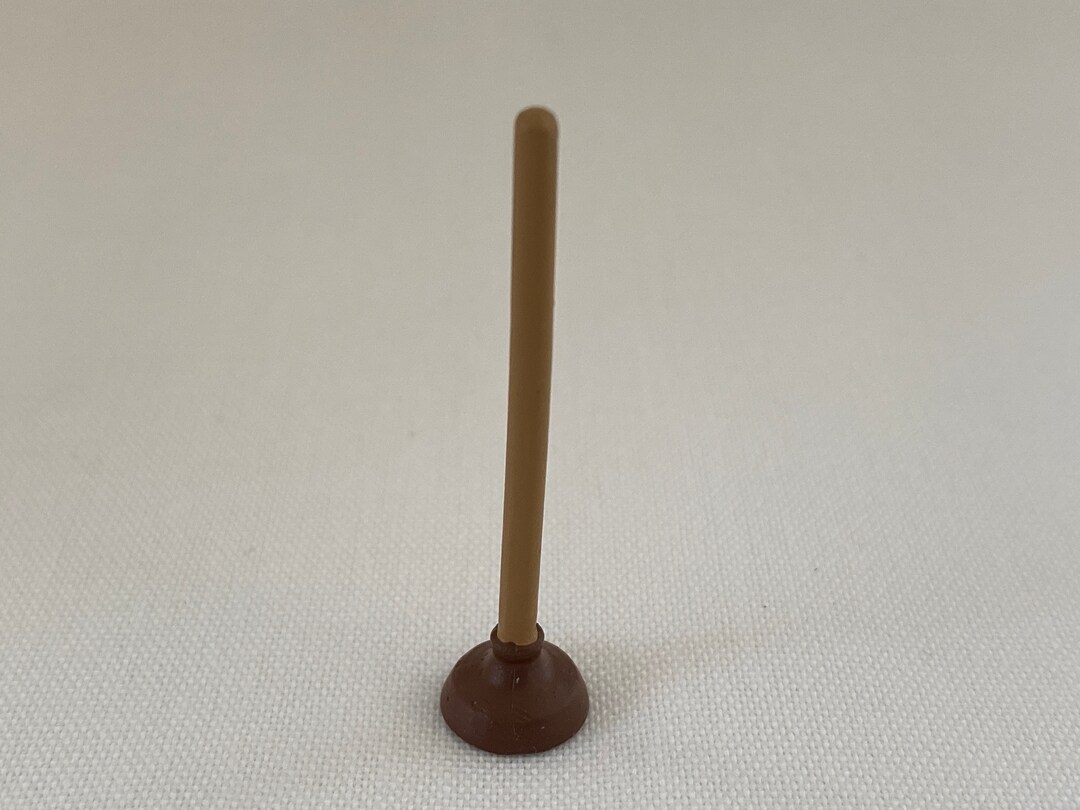 Dollhouse Miniature Plunger ~ Bathroom ~ Toilet Plunger ~ Janitor ...