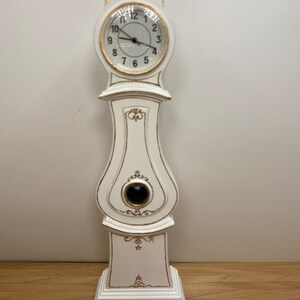 Dollhouse Miniature Grandfather Clock JBM Working Clock 1:12 Scale Den ...