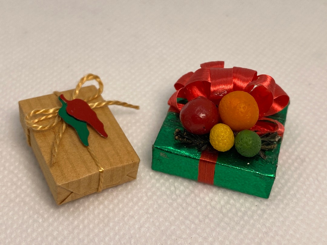 Dollhouse Miniature Christmas Presents Christmas Package - Etsy