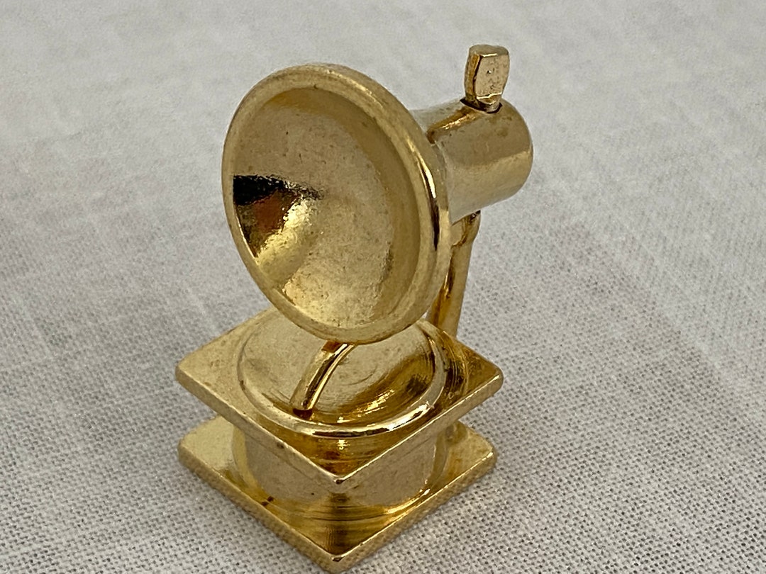 Dollhouse Miniature Victrola Record Player Music Room Music Victorian ...