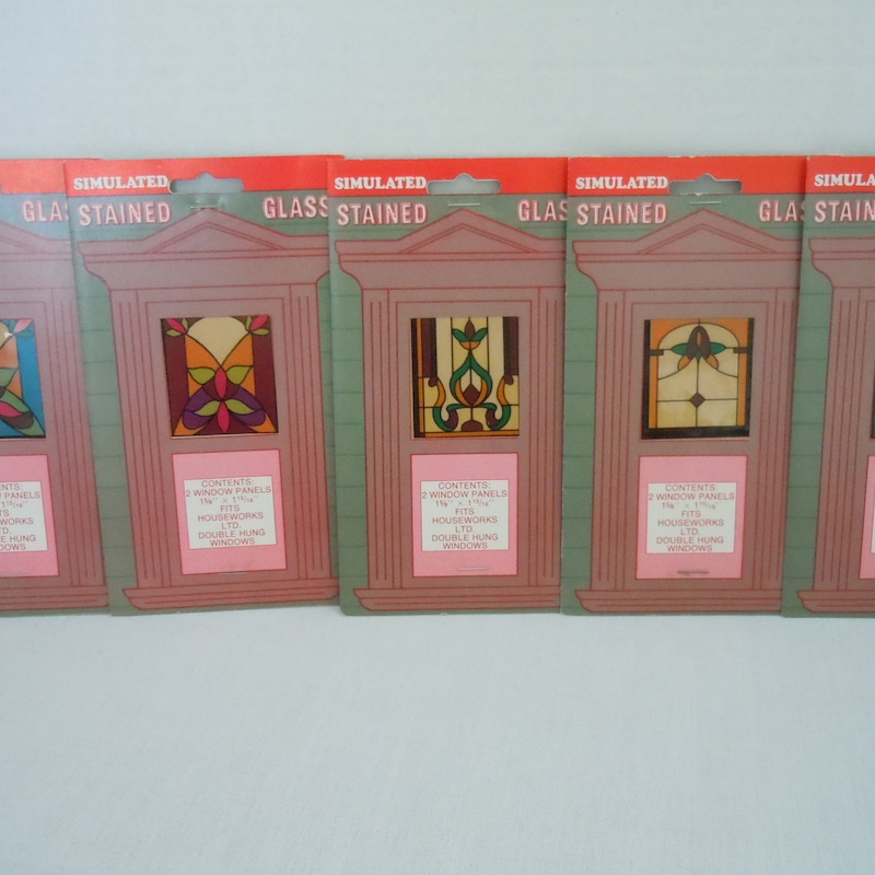 Miniature Stained Glass Window - Etsy