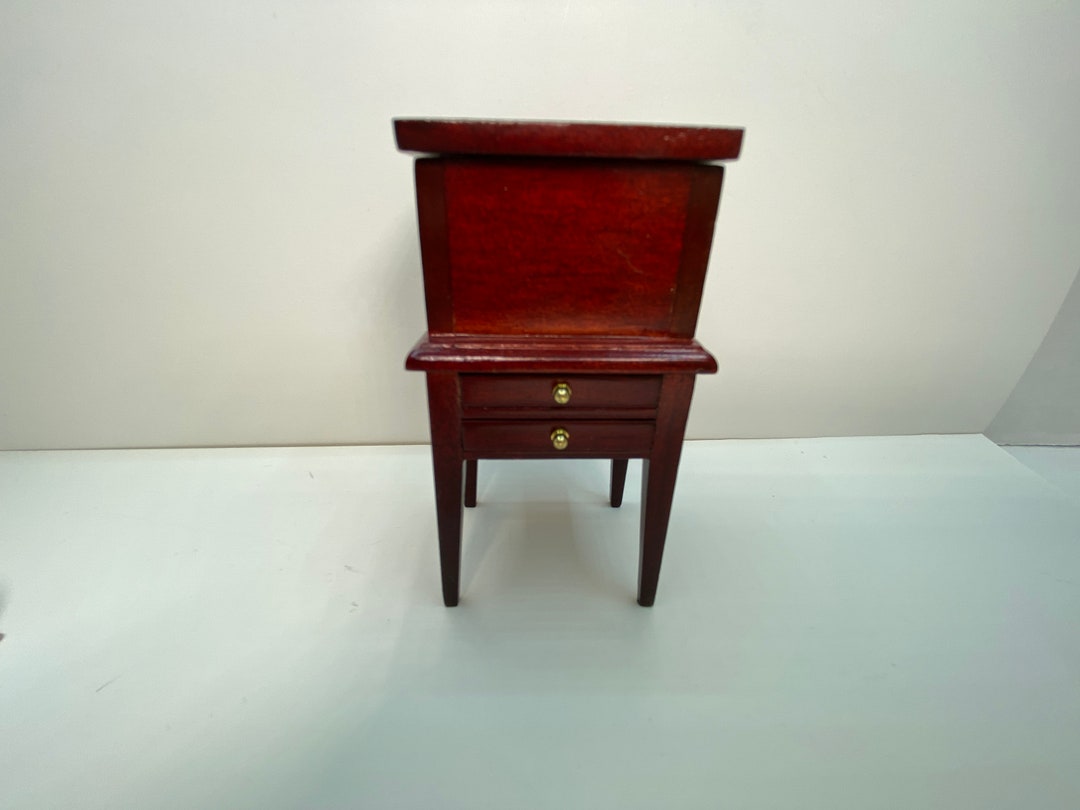 Dollhouse Miniature Cellarette Cabinet Bar 1:12th Scale Liquor Cabinet ...