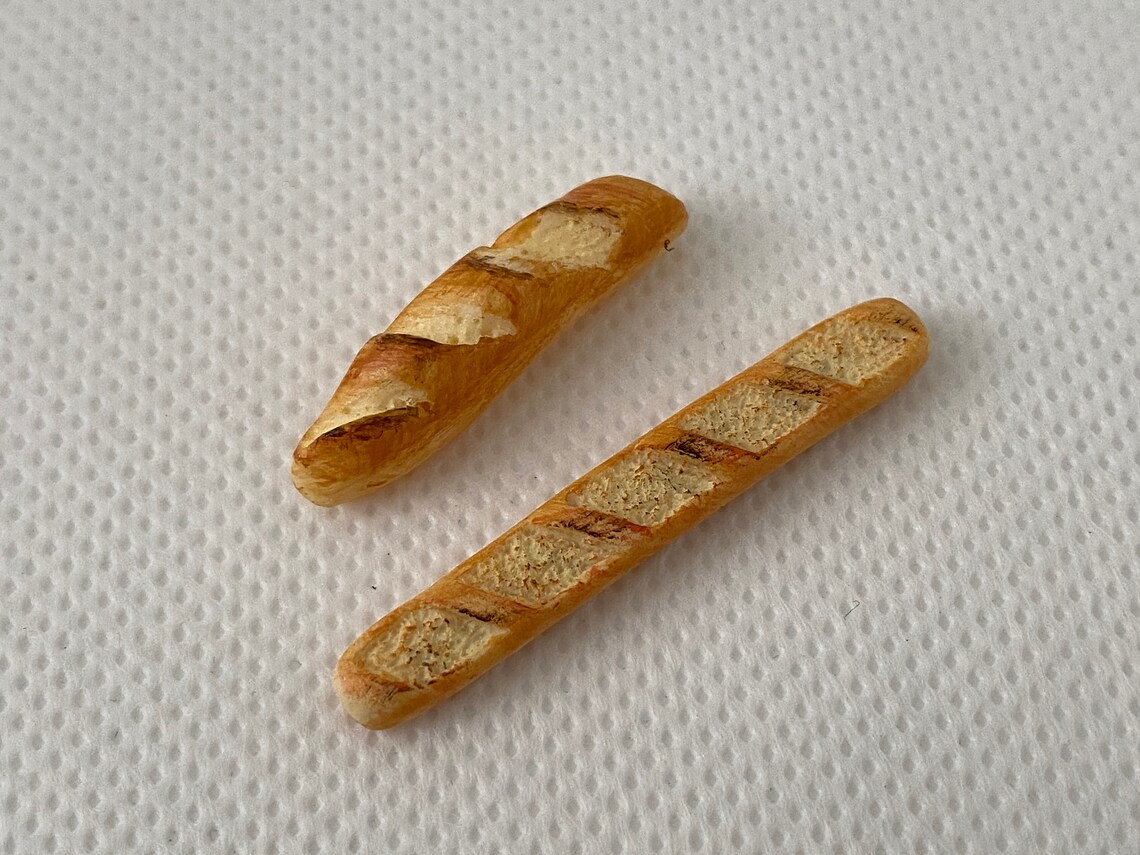 Dollhouse Miniature Bread ~ Loaf ~ Food ~ French Bread ~ Kitchen ...