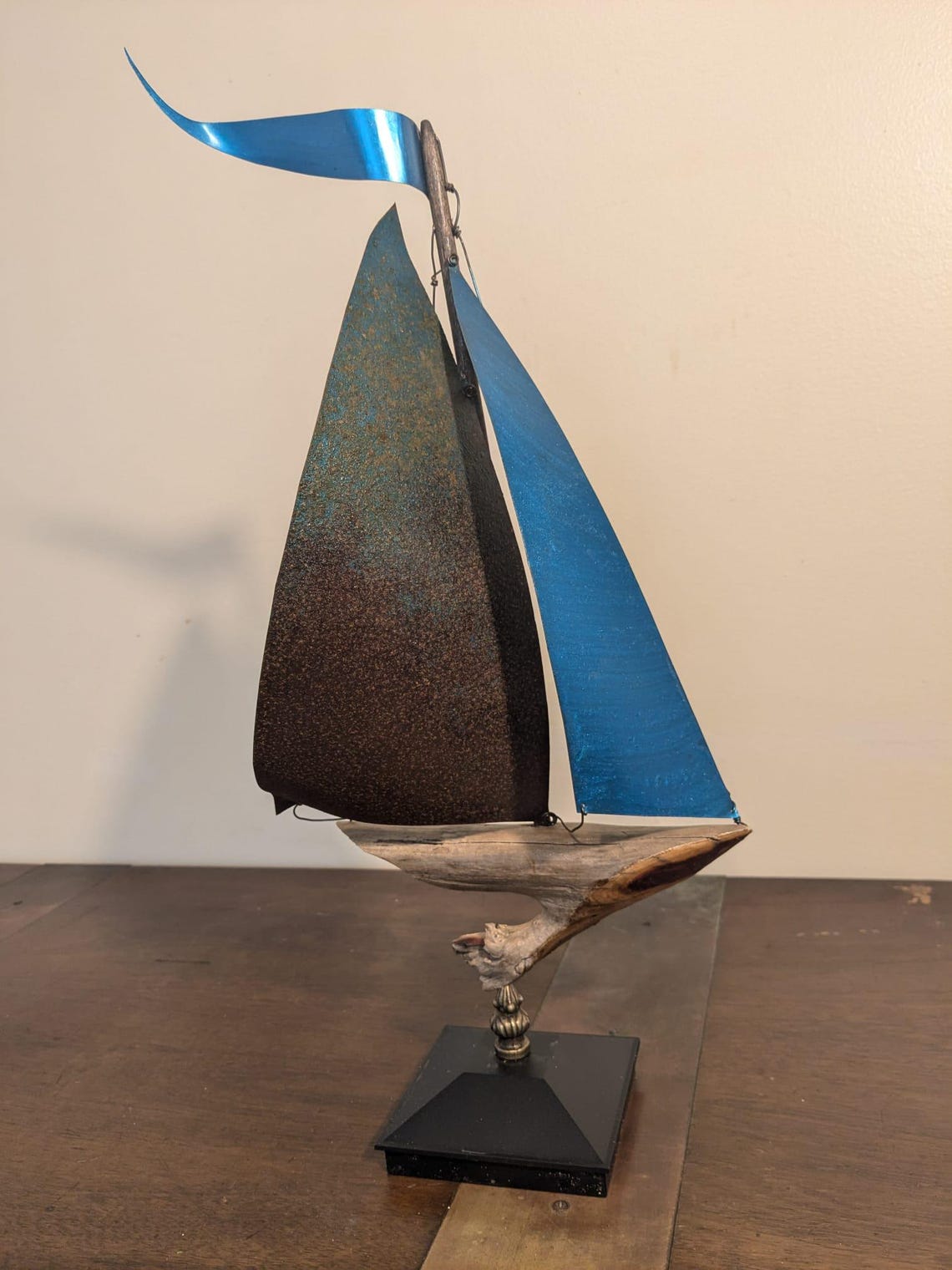 Sailboat for the Mailbox – Driftwood Sailboat | Handmade Coastal Decor ...