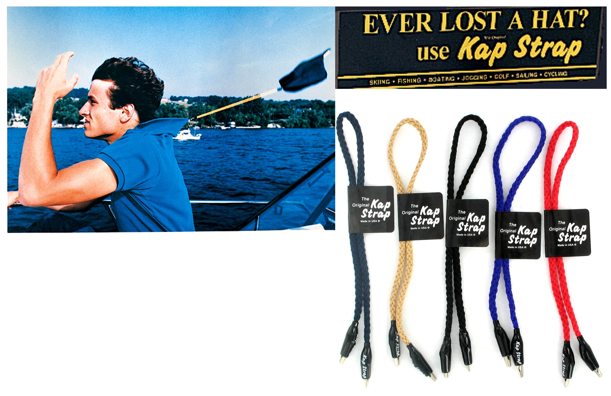 Kap Strap. Cap and Hat Restraint to Prevent Loss of Cap or Hat - Etsy