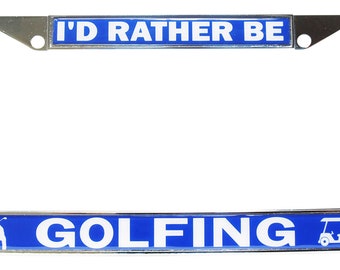 Golf License Plate Frame | Etsy