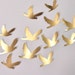 20 Wedding Gold Birds, Gold Birds Wall Stickers, Birds Decoration, Gold ...