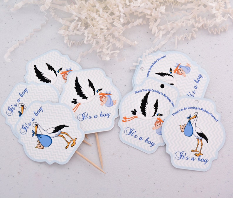 Girl Stork Baby Shower Party Supplies Girl Stork Cake - Etsy