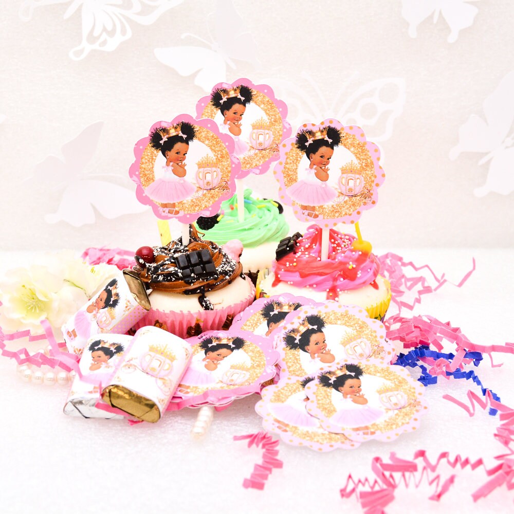 Princess Favor Tags Pink Royal Princess Tags African - Etsy