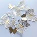 15 Gold Butterfly Stickers Butterflies Wall Decor Gold - Etsy