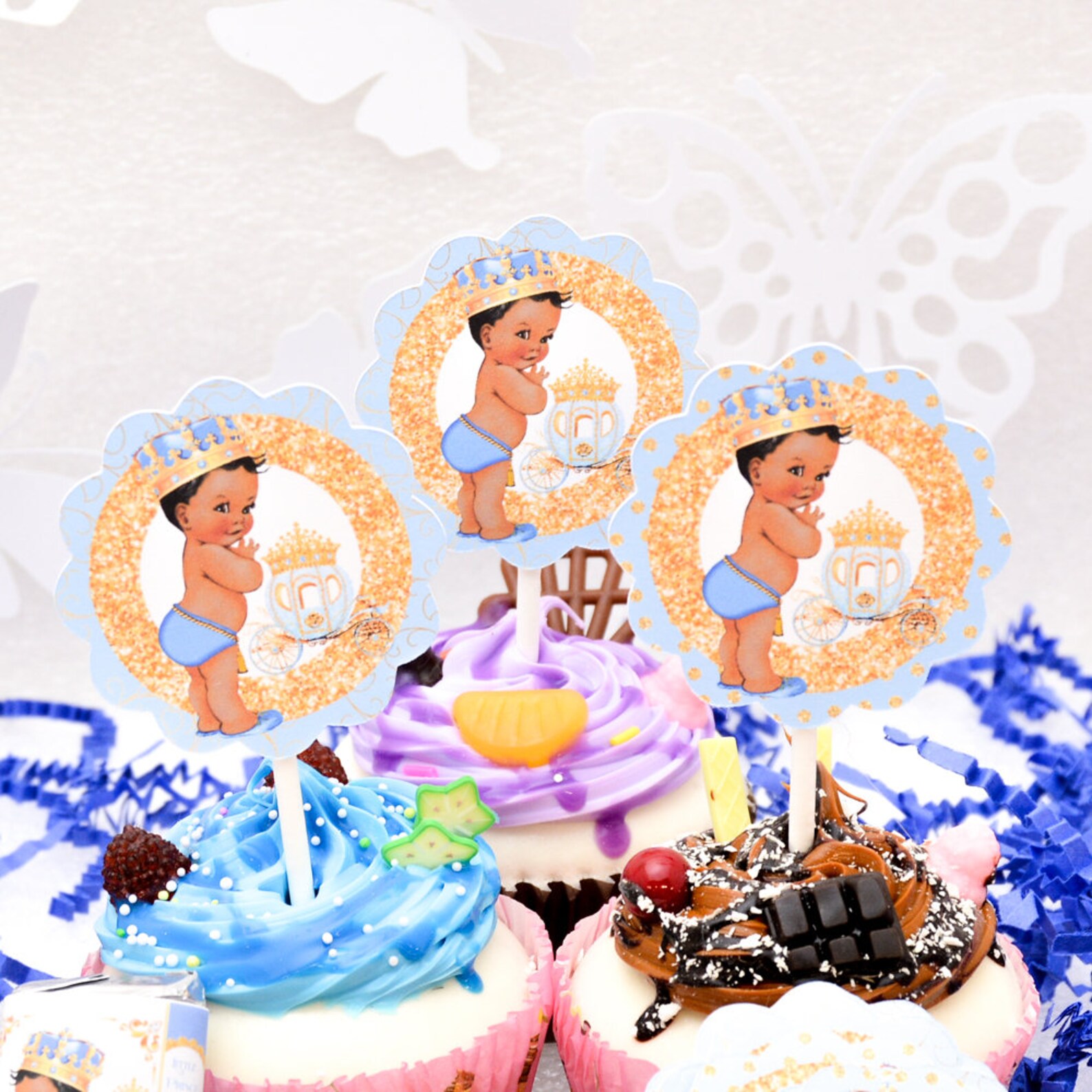 African American Prince Cake Toppers Royal Prince Party Baby - Etsy
