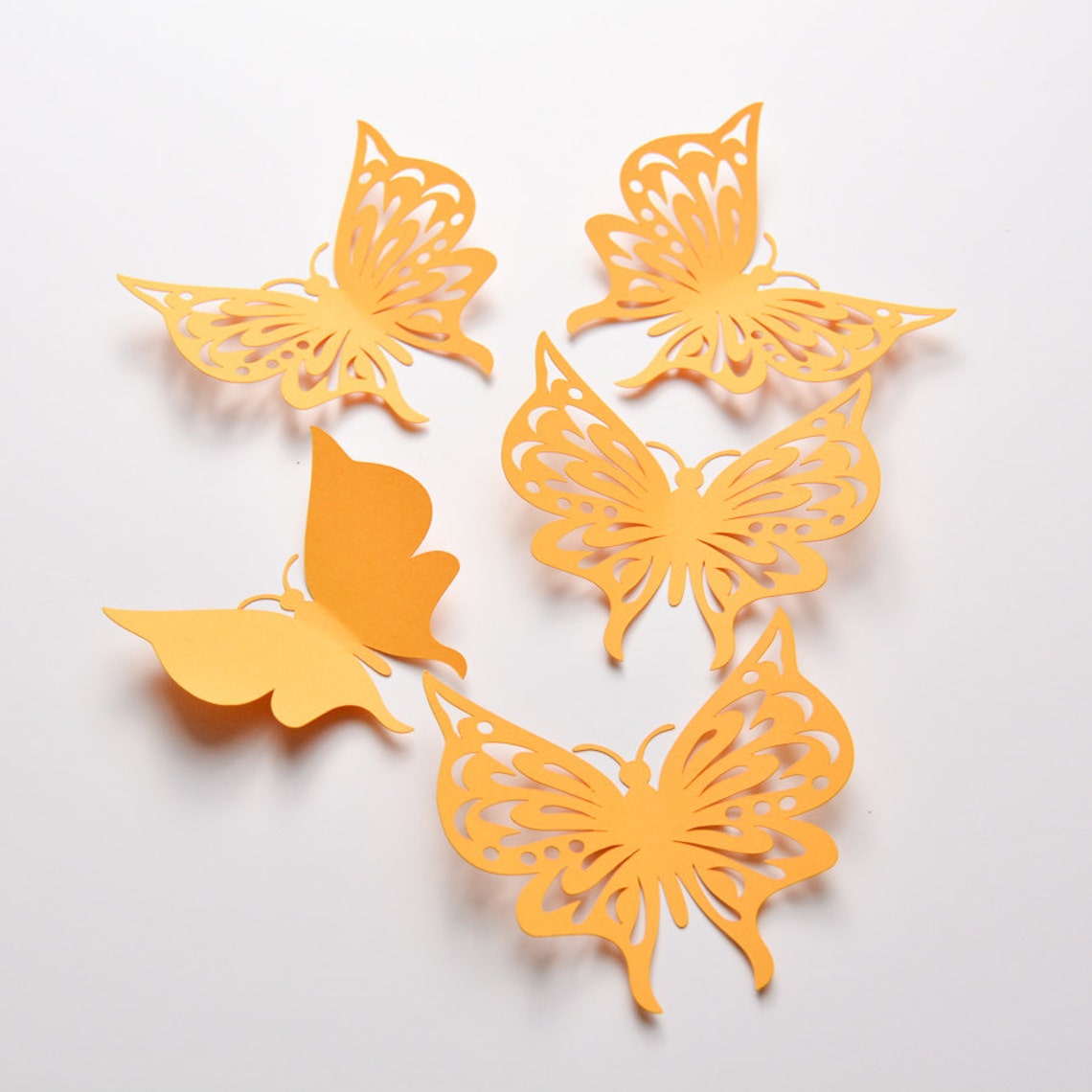 Paper Butterfly Wall Decor: Party Decorations, Set of 12 - Etsy