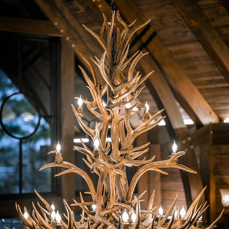 Antler Chandelier No Lights - Etsy