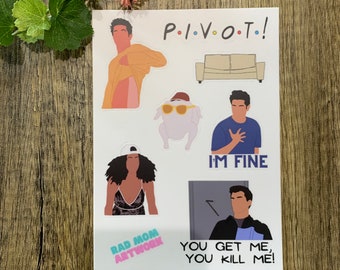 Friends Vinyl Decal Stickers - Etsy