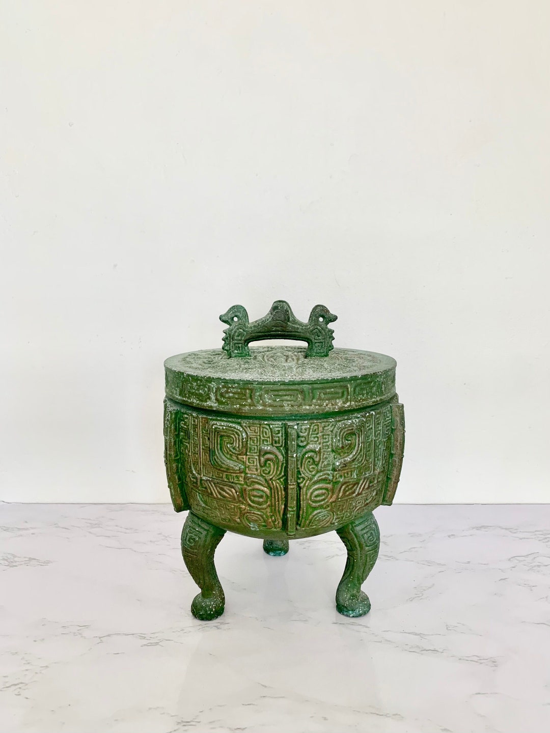 Mid Century James Mont Style Ice Bucket – Vintage Ice Bucket, Aztec ...