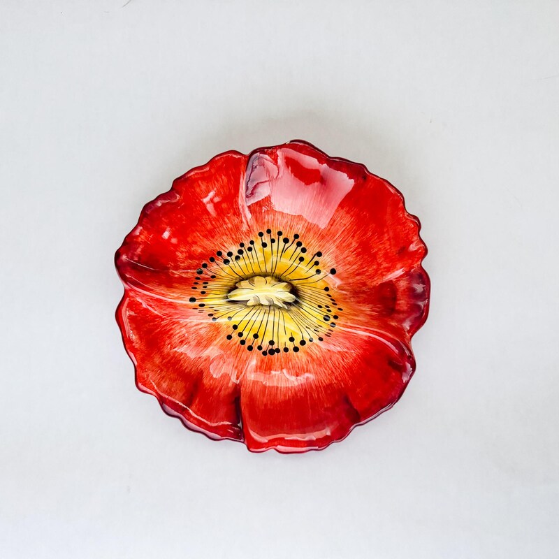 Ceramic Poppy - Etsy UK