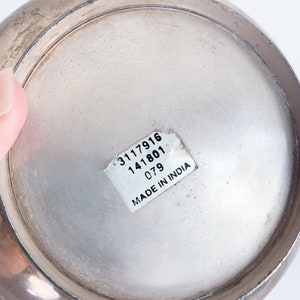 Vintage Silverplate Indian Teapot – Silver Kettle, Tetsubin Style ...